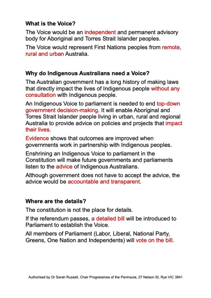 Information Flyer - Sarah Russell